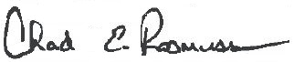 Chad Rasmussen Signature - CETA